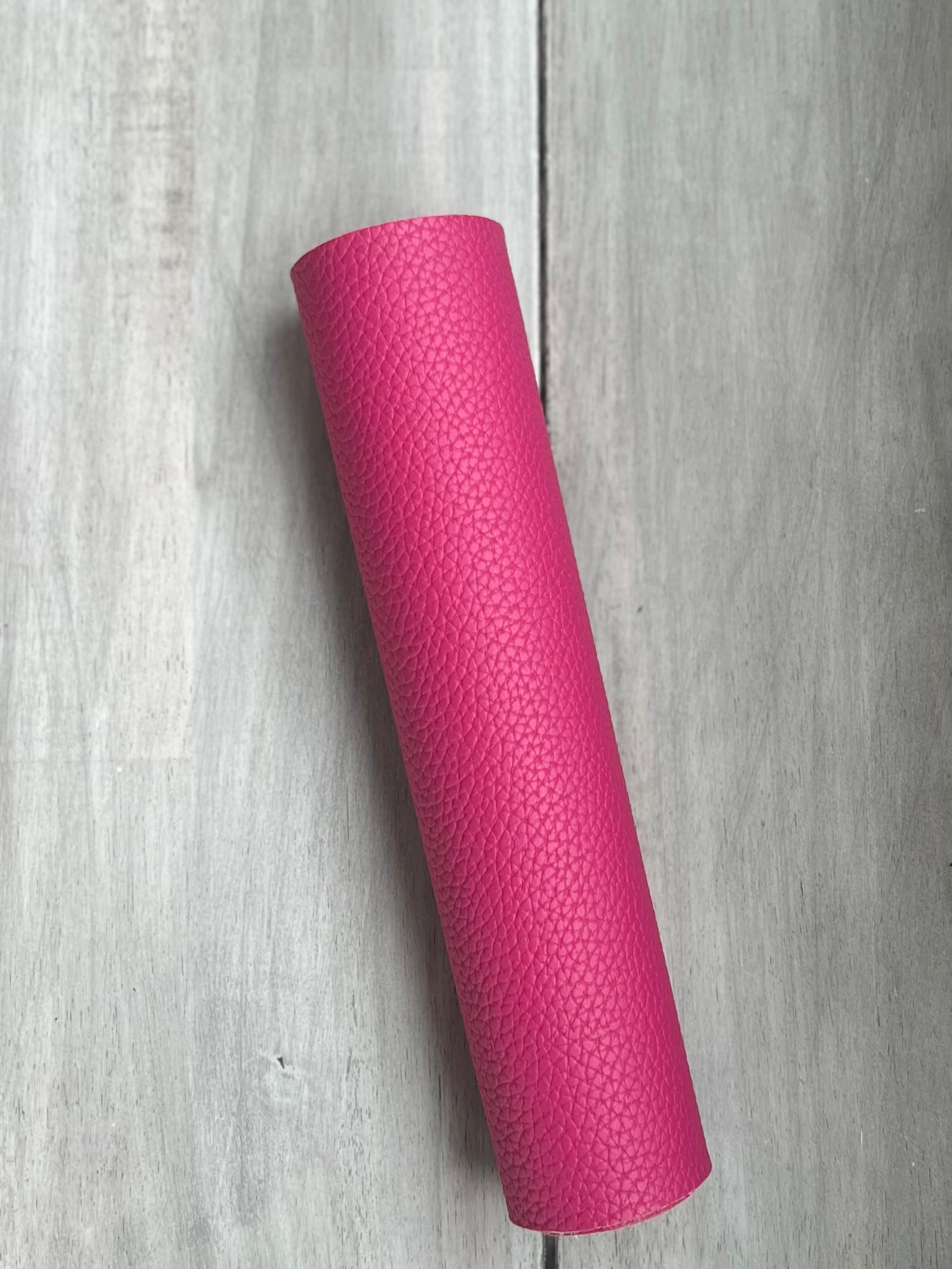 Raspberry -Textured Vinyl – Plaid Bow Co